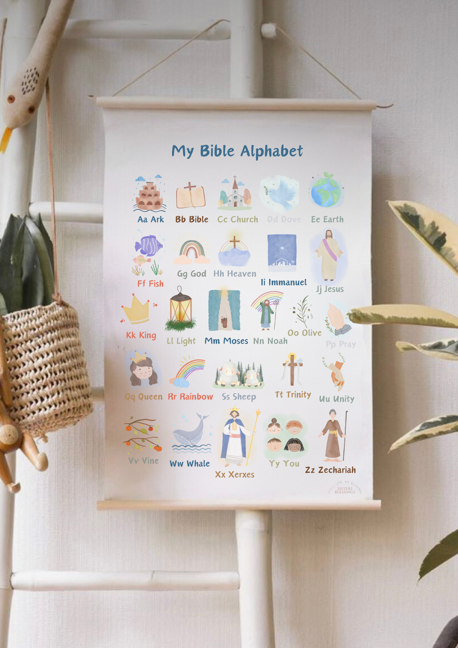 My Bible Alphabet (Poster) – Sisters Blessings